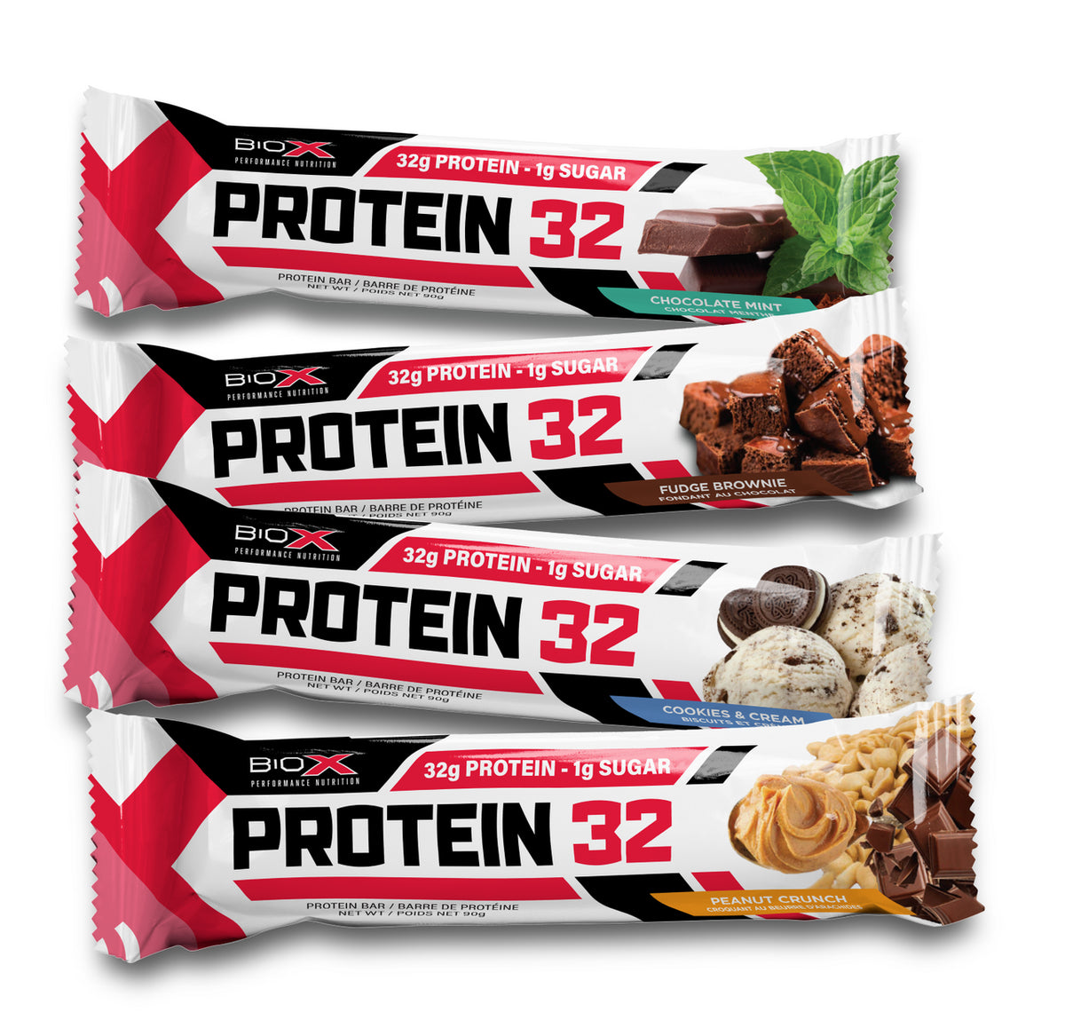 BioX Protein 32 Single Bar — Popeyes Supplements Saskatoon
