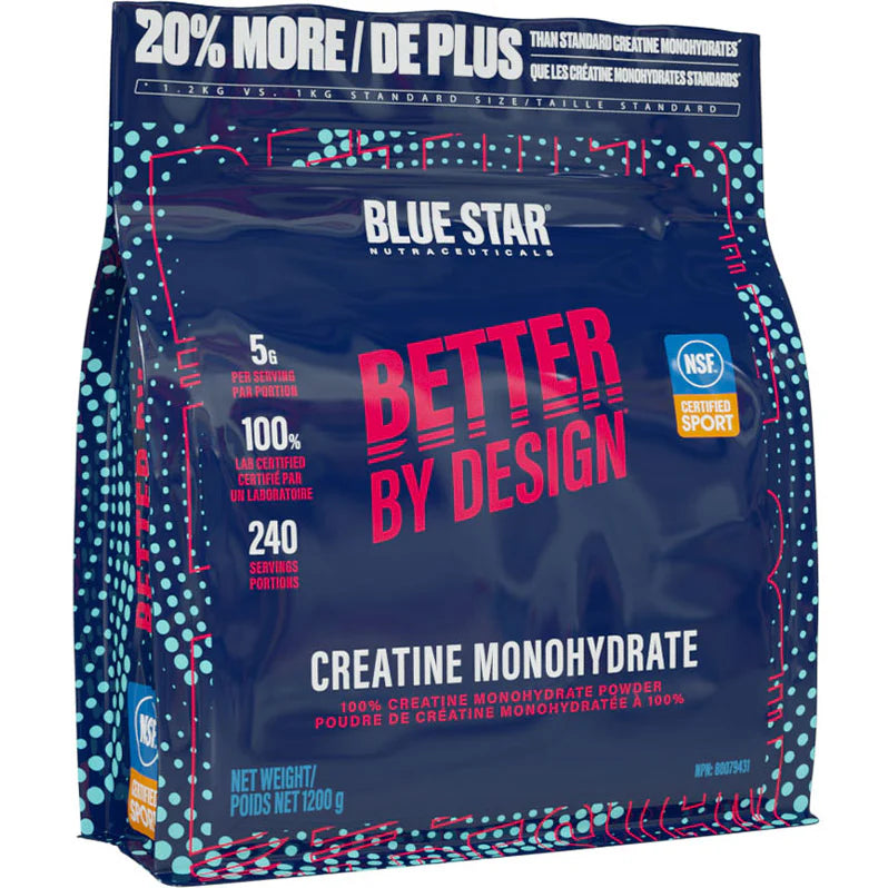 Blue Star Nutraceuticals Creatine Monohydrate 1200g — Popeyes ...