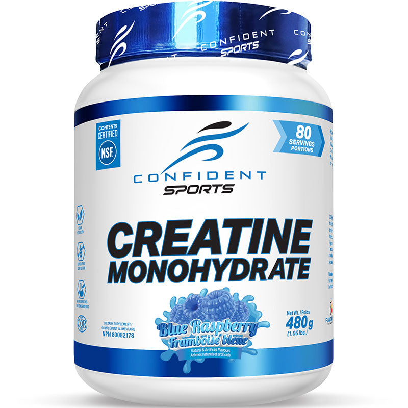 Confident Flavoured Creatine Monohydrate 480g — Popeyes Supplements ...