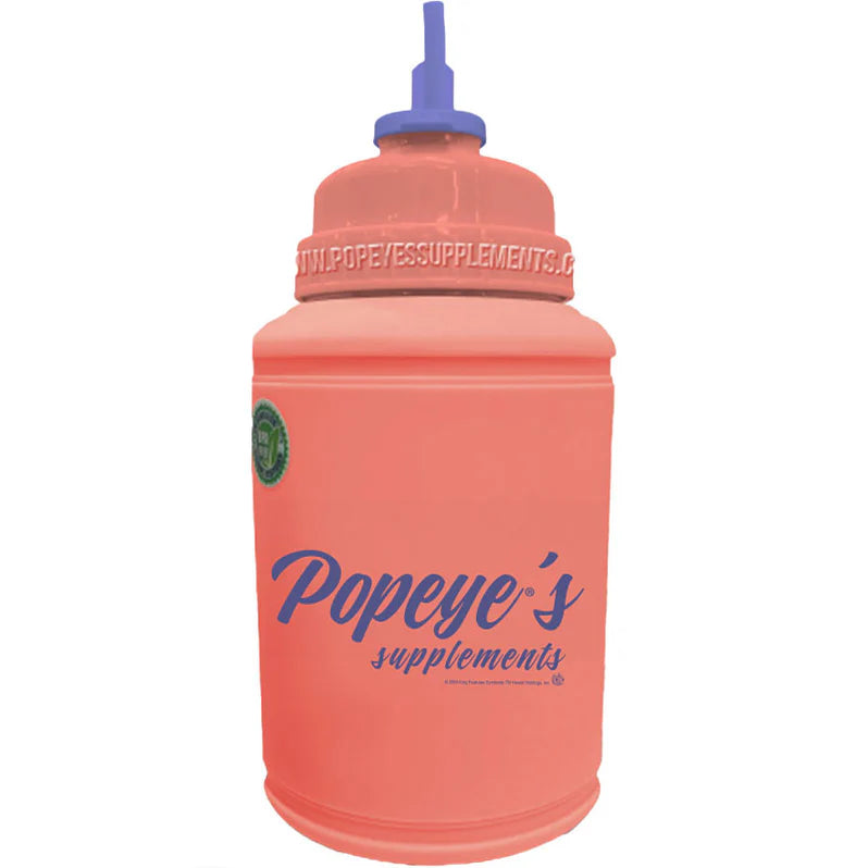Popeye's Power Jug Script Flip-N-Sip 1 Gallon — Popeyes Supplements ...