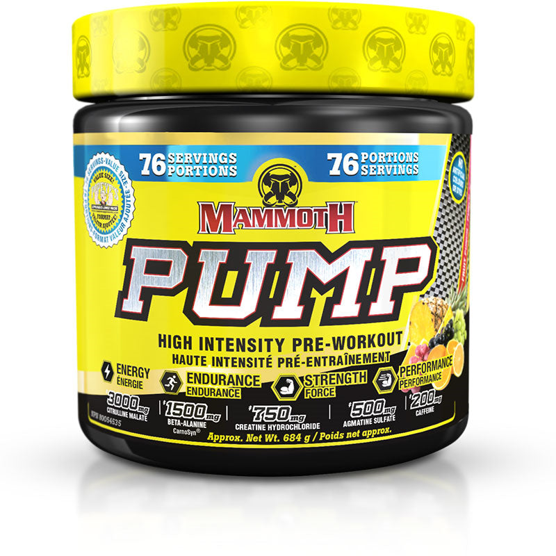 Mammoth Pump 684g — Popeyes Supplements Saskatoon
