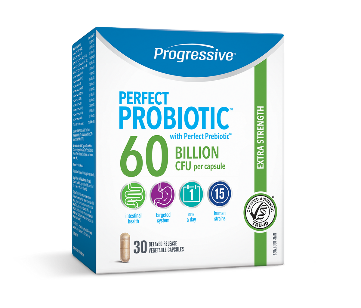 Progressive Perfect Probiotic 60 Billion 30 caps — Popeyes Supplements ...