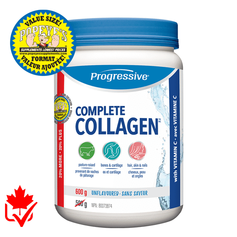 Progressive Complete Collagen 600g — Popeyes Supplements Saskatoon